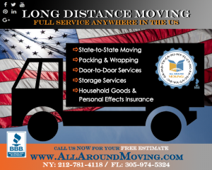 Moving to Another State & Need Movers | All Around Moving NYC