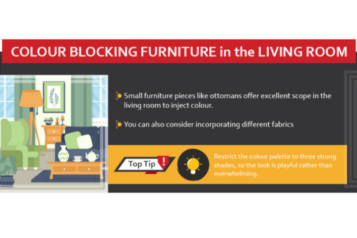 Color Block in Interiors and Furniture | All Around Moving NYC